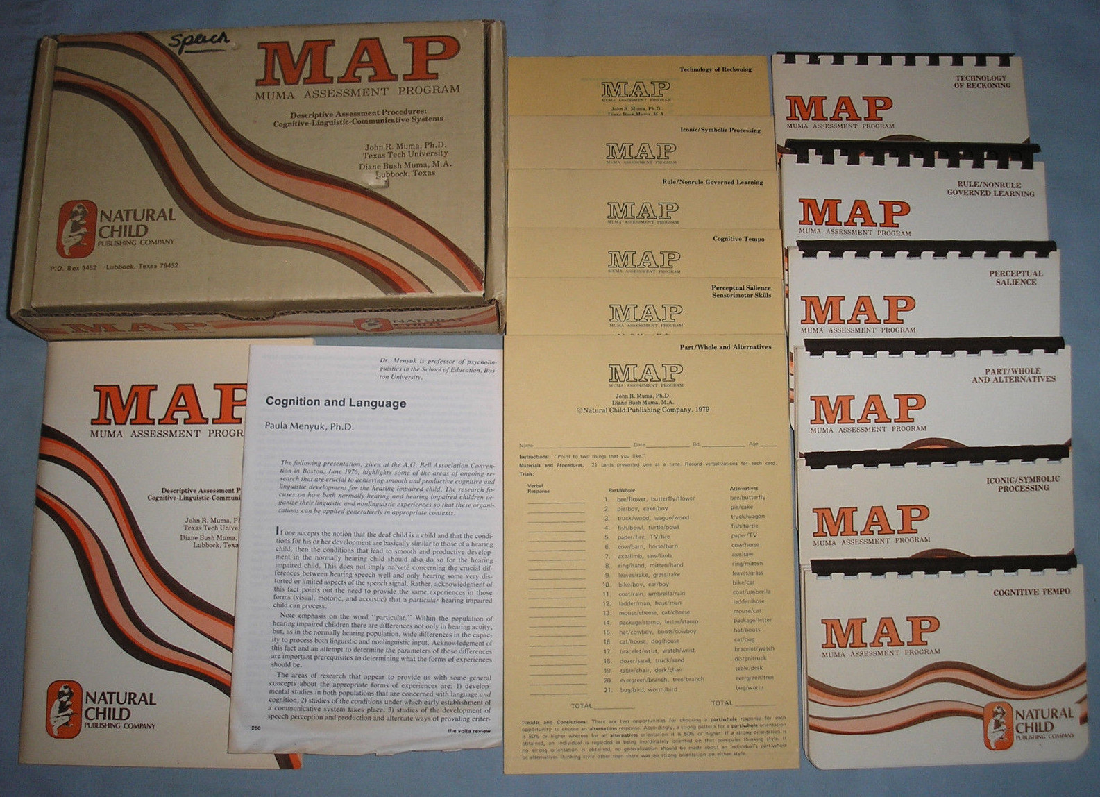 MAP: Muma Assessment Program - 1979 Box Set w/All Books and Materials ...