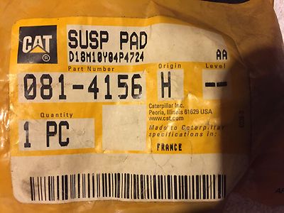 081-4156 CAT SUSPENSION Pad Caterpillar 0814156 Fits CAT PAVING ...