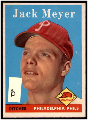 1958 Topps #186 Jack Meyer B VG | eBay