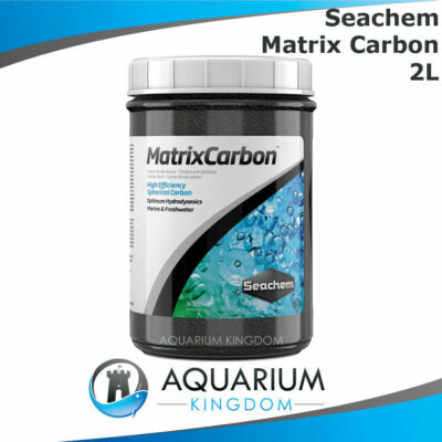 Seachem Matrix Carbon 2L Fish Aquarium Fresh & Salt Water Canister ...