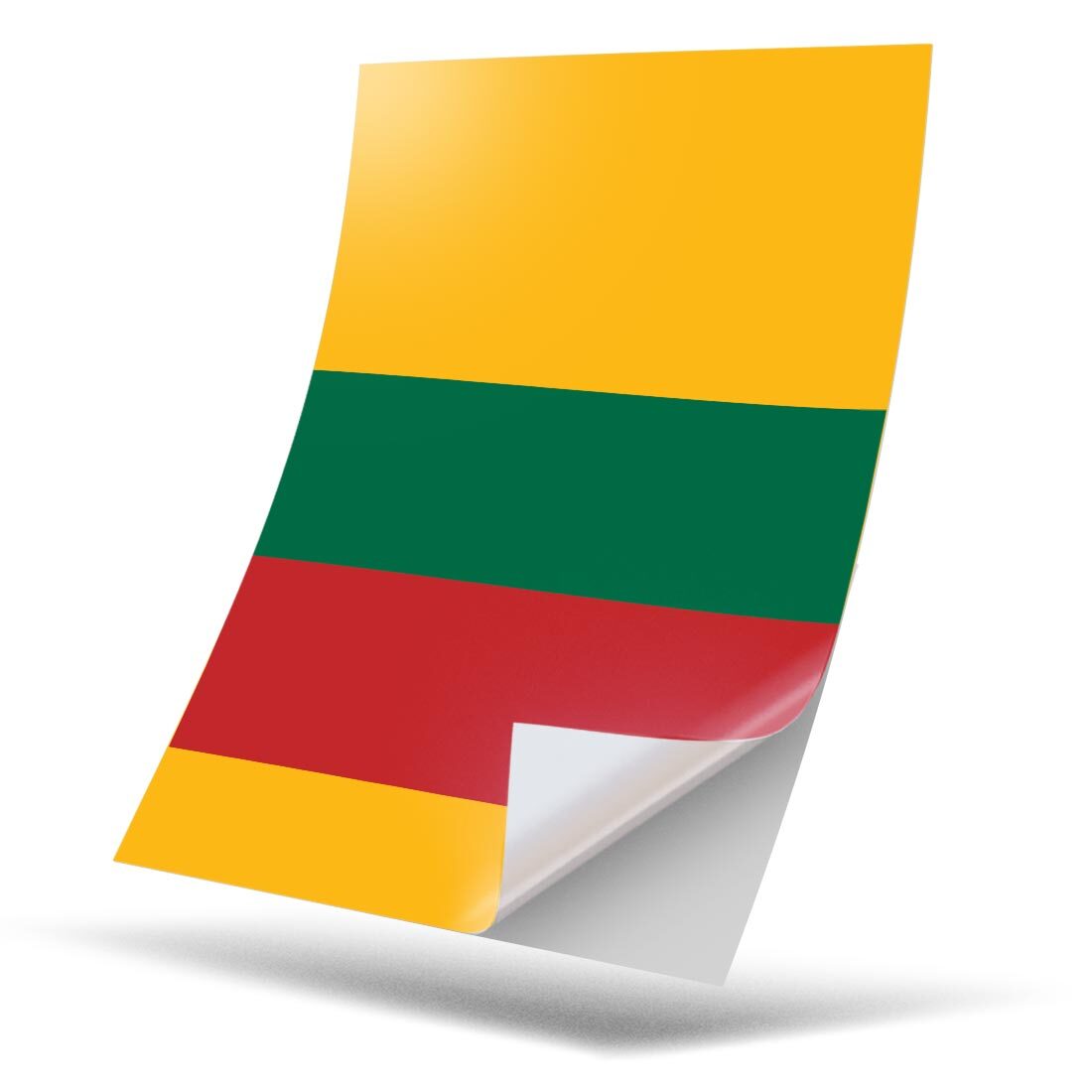 1 x Vinyl Sticker A4 - Lithuania Flag Map #9016 | eBay UK