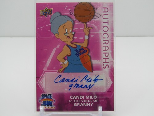 CANDI MILO 2021 UPPER DECK SPACE JAM A NEW LEGACY " GRANNY" AUTOGRAPH ...
