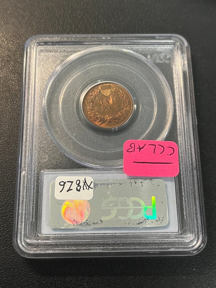 1909 INDIAN HEAD CENT PCGS MS-64 RD - UNCIRCULATED - RED INDIAN HEAD ...