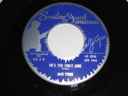 JACK TYREE NM He's The Only One 45 I Heard My Savior Cry Last Night ZSN ...