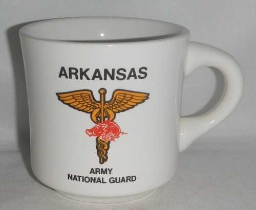 UA Razorbacks Arkansas Army National Guard Logo Coffee Mug Cup | eBay