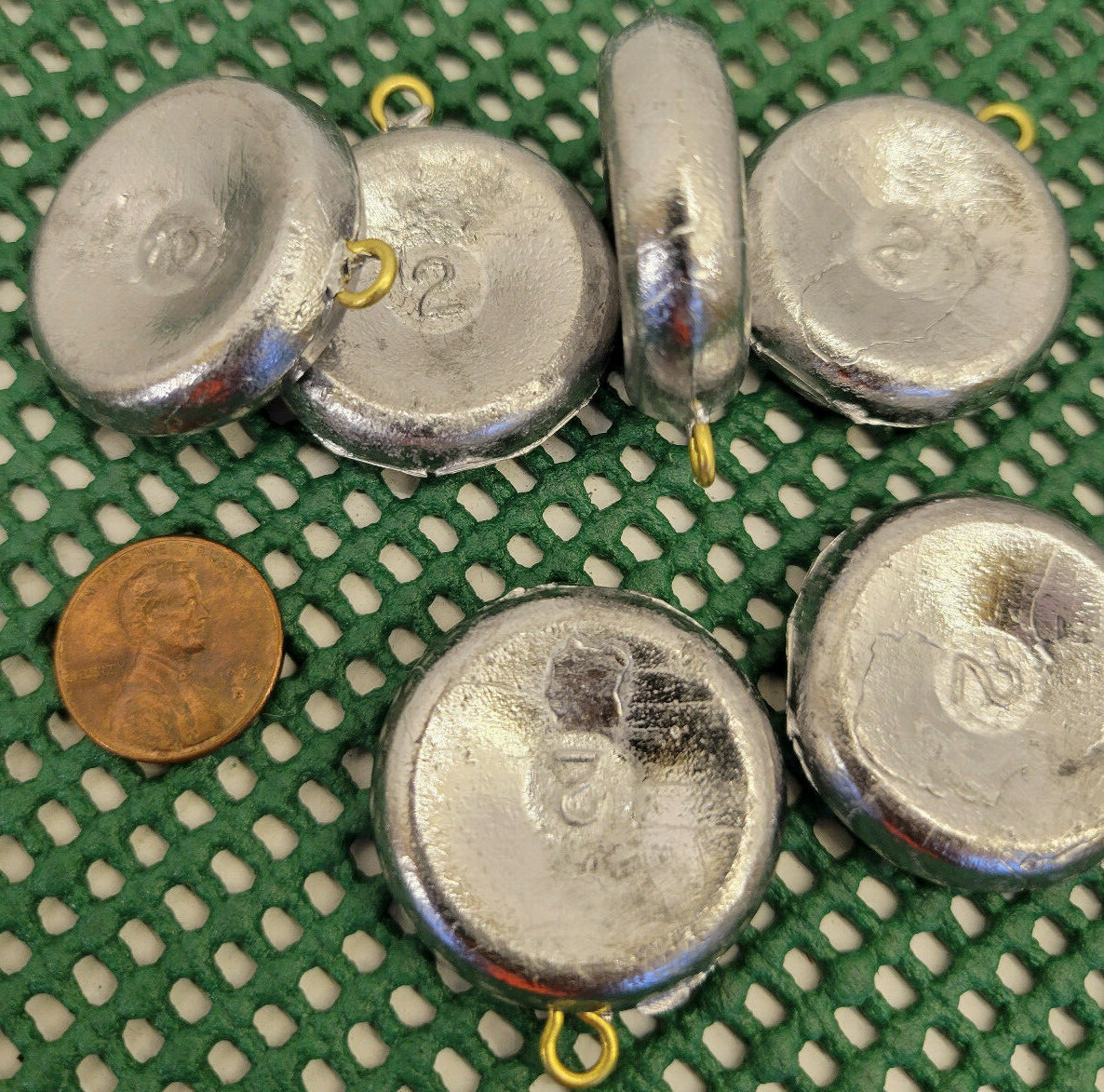 50 PCS ROUND CONCAVE COIN RIVER SINKERS 2 OZ | eBay