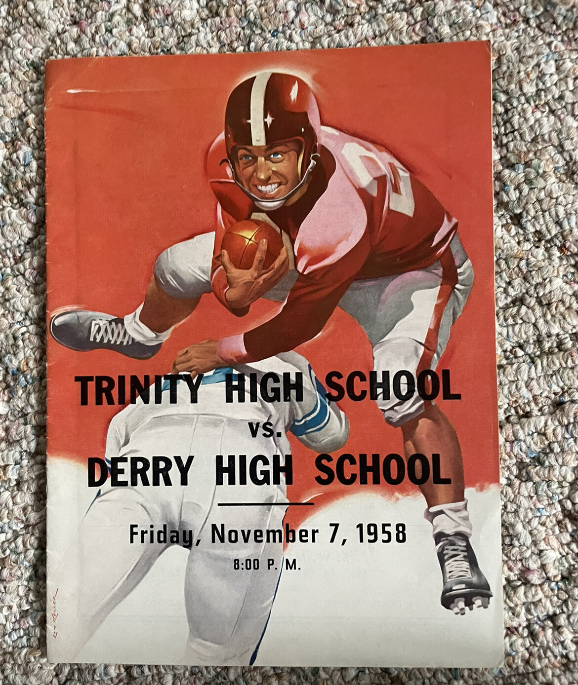 🏈 Vintage 1958 PA High School Football Program TRINTY VS DERRY | eBay