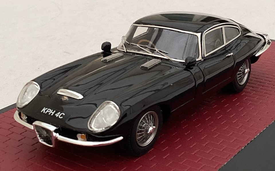 Matrix Models 1964 Jaguar E-Type Coombs Frua. Black | eBay UK