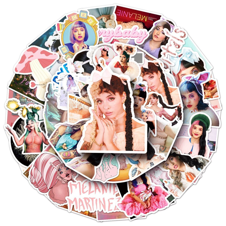 50pcs New Melanie Martinez Singer Stickers Scrapbook Decals Craft DIY ...