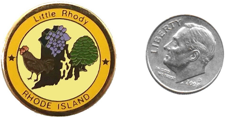 Rhode Island Pins State of Rhode Island Emblem Pin Travel Vacation ...