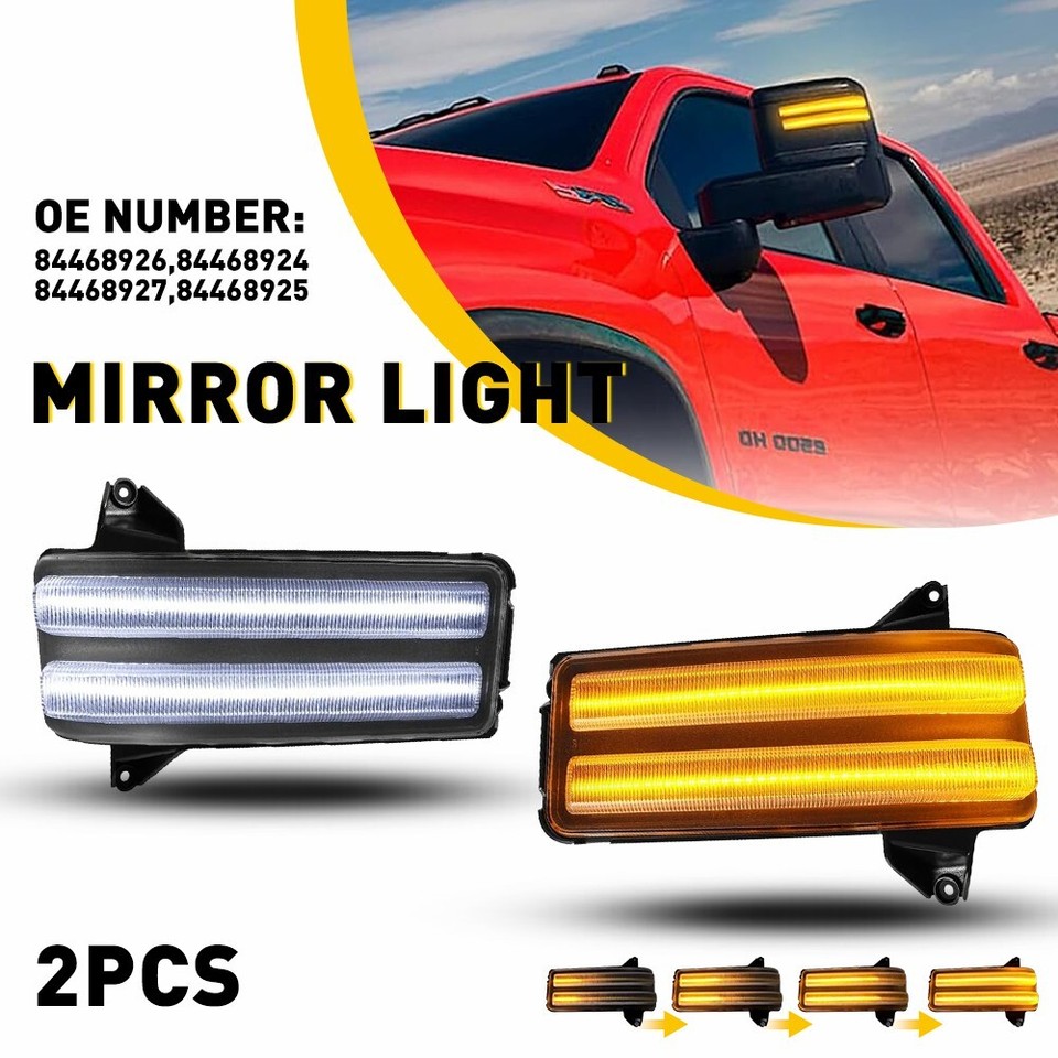 84468925 Towing LED Mirror Light for 20-24 GMC Sierra Silverado 2500HD ...