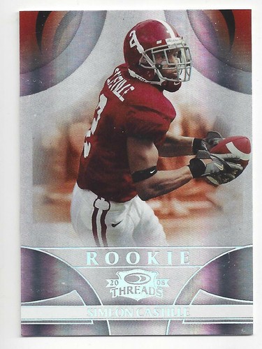 Simeon Castille 2008 Donruss Numbered Rookie Card #26/100 Alabama | eBay
