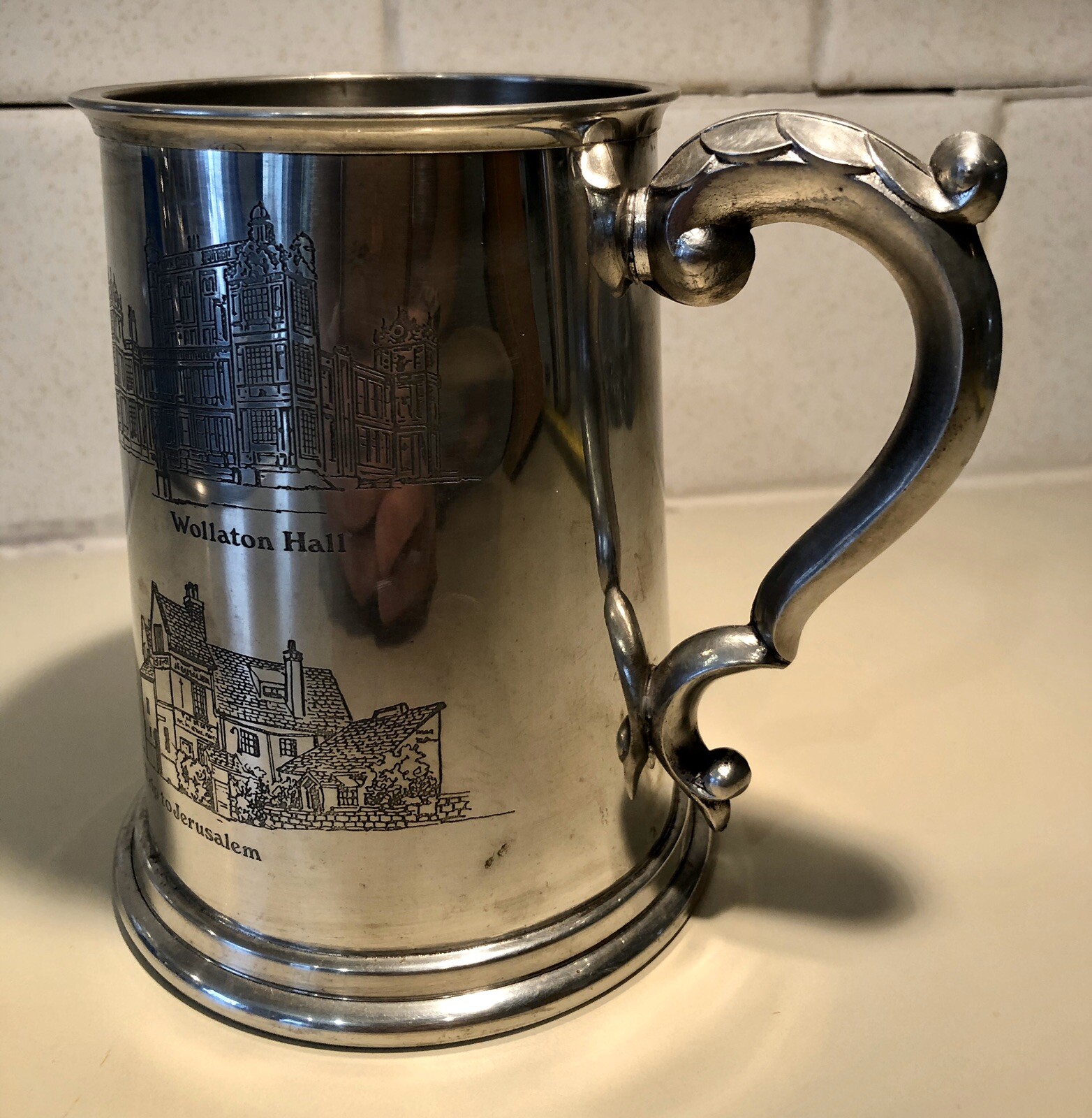 Vintage Pinder Bros, Sheffield, 1 Pint Pewter 'Nottingham' Tankard. NWT ...
