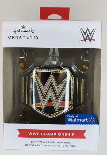 Hallmark WWE Championship Belt Walmart Exclusive Christmas Ornament NEW ...