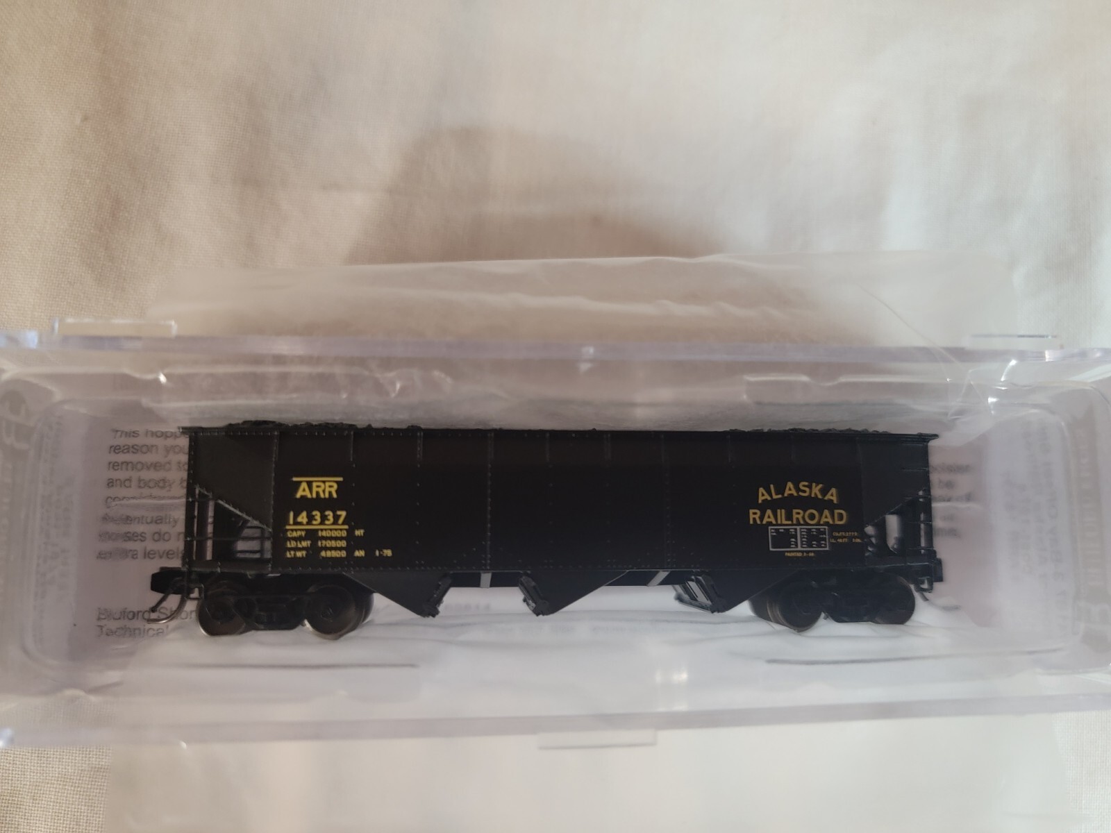 Bluford Shops N Trains #14337 Alaska Railroad 3-Bay Offset Side Hopper ...