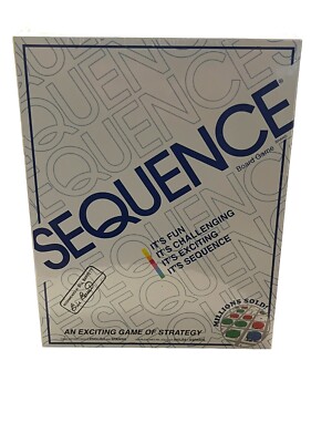 NEW Original Sequence Board Game with Folding Board Cards and Chips ...