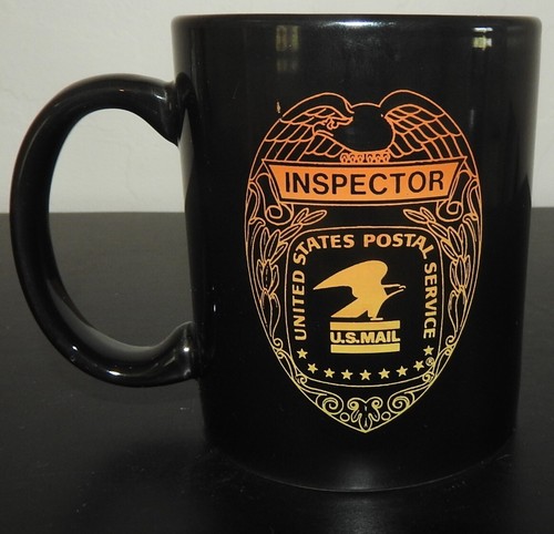 USPS United States Postal Inspector Logo Coffee Mug w/Teamwork Logo On ...