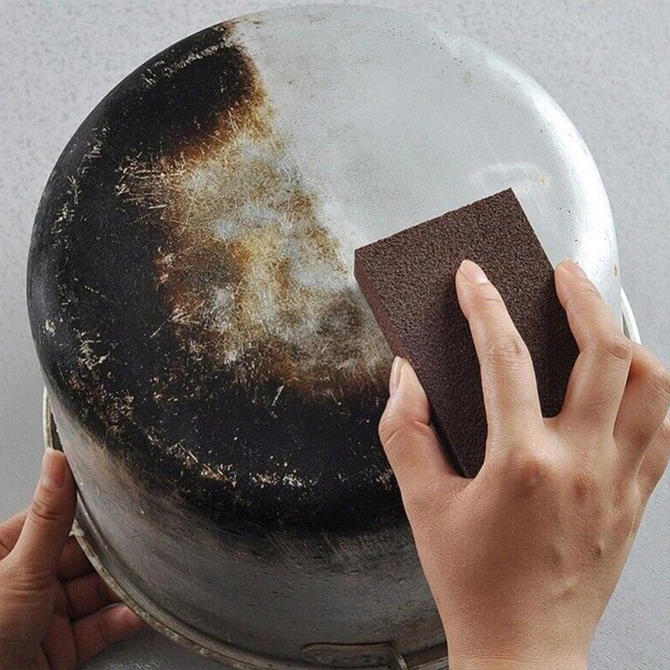 10Pcs Magic Nano Emery Sponge Brush Kitchen Cleaning Clean New^ Sponge ...