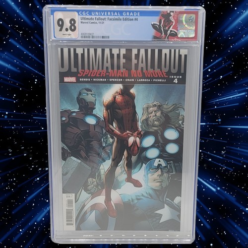 ULTIMATE FALLOUT #4 (FACSIMILE EDITION) COMIC BOOK ~ CGC GRADED 9.8 NM ...