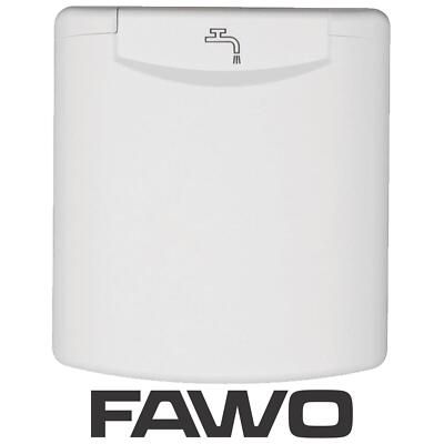 FAWO WATER FILLER INLET BOX MAGNETIC LOCK WHITE CAMPERVAN MOTORHOME ...