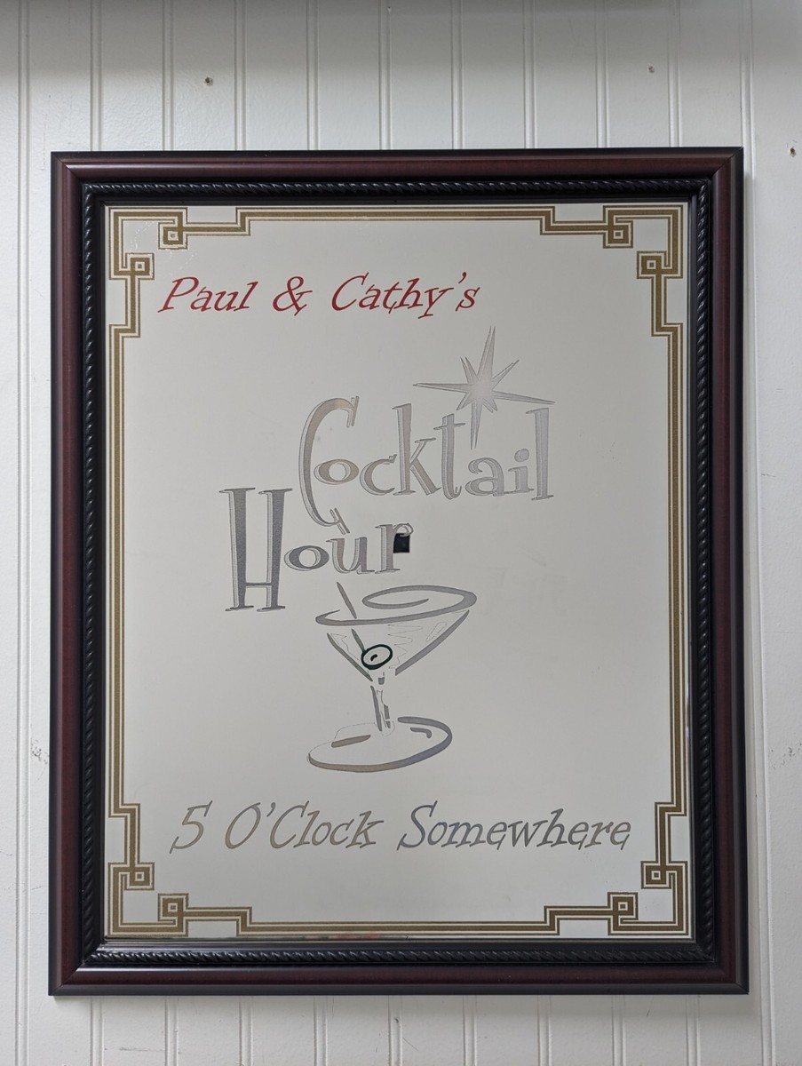 Design Custom Bar Mirrors MAN BIRTHDAY GIFT For Him | Customized