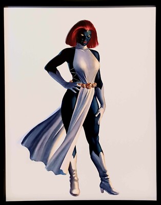 Mystique Timeless by Alex Ross FRAMED 11x14 Art Print Marvel Comics ...