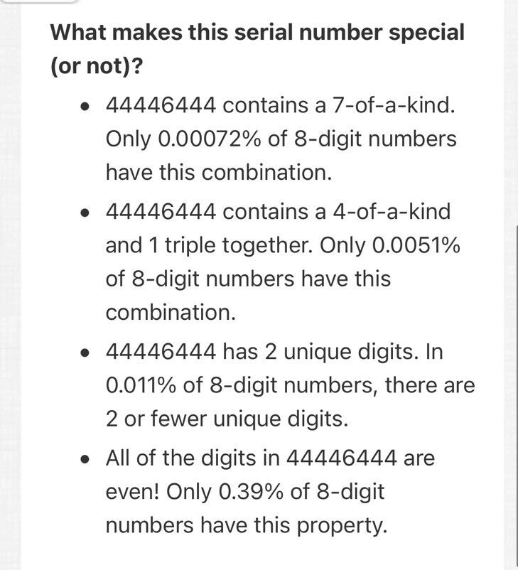 🔥🔥fancy serial number 20 dollar bill 2013 44446444 7 Of Kind 🔥 | eBay