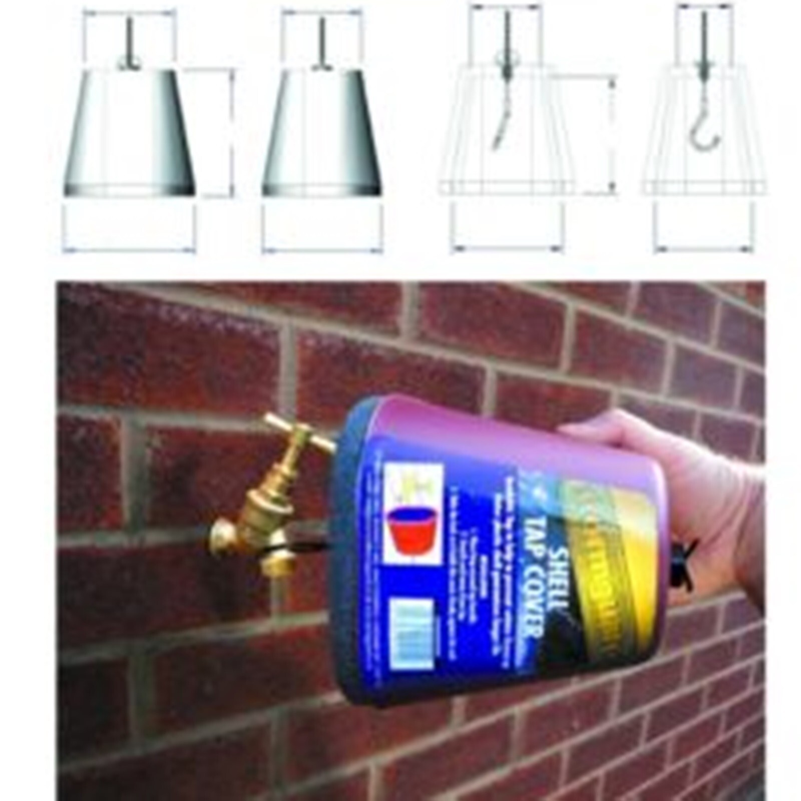 Outside Tap Cover Frost Anti Freeze Proctector Hard Shell Insulator ...