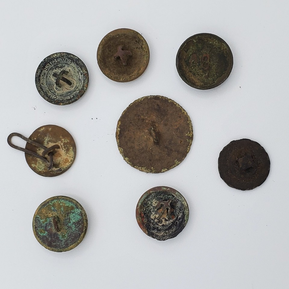 Napoleon Wars French Eagle Uniform Buttons Guard Legion Paris 1800s ...