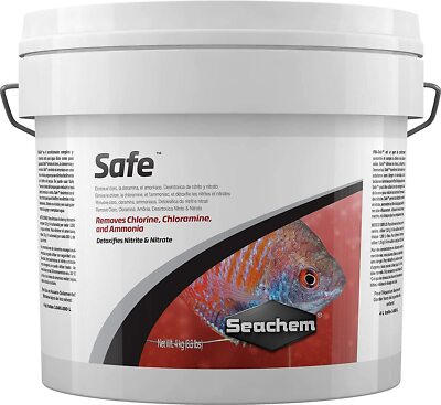 Seachem Safe Powder for freshwater saltwater aquariums 4 kg (8.8 lbs ...