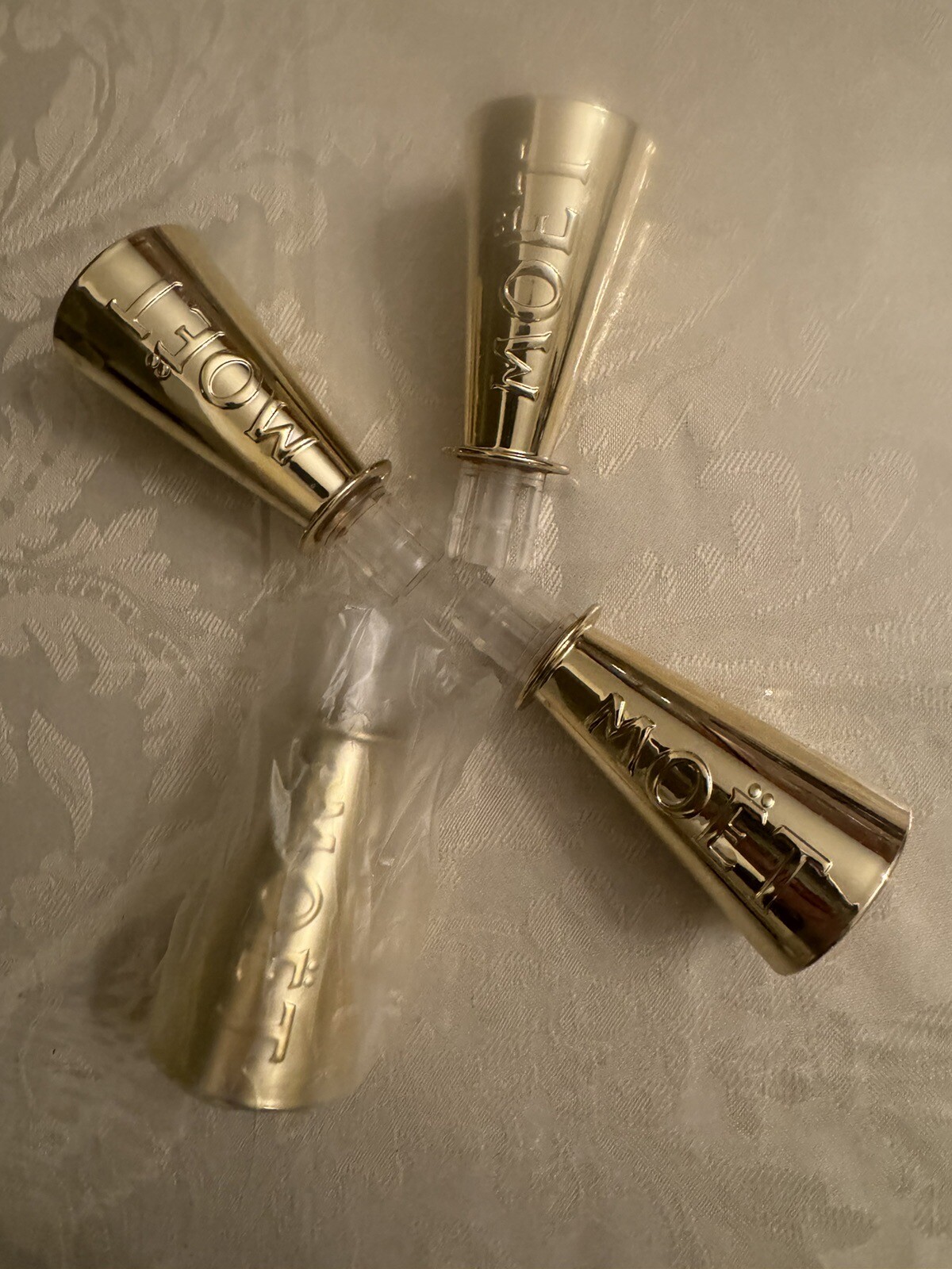 MOET CHANDON IMPERIAL GOLD ACRYLIC SIPPERS FOR MINI SPLIT BOTTLES 187ML ...