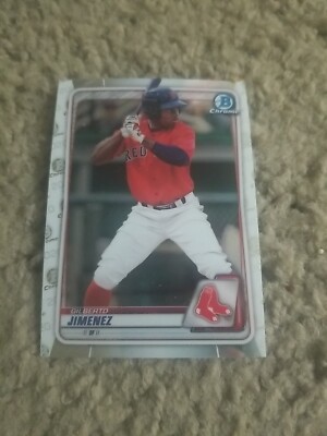 GILBERTO JIMENEZ 2020 BOWMAN DRAFT CARD BDC-137 BOSTON RED SOX ...