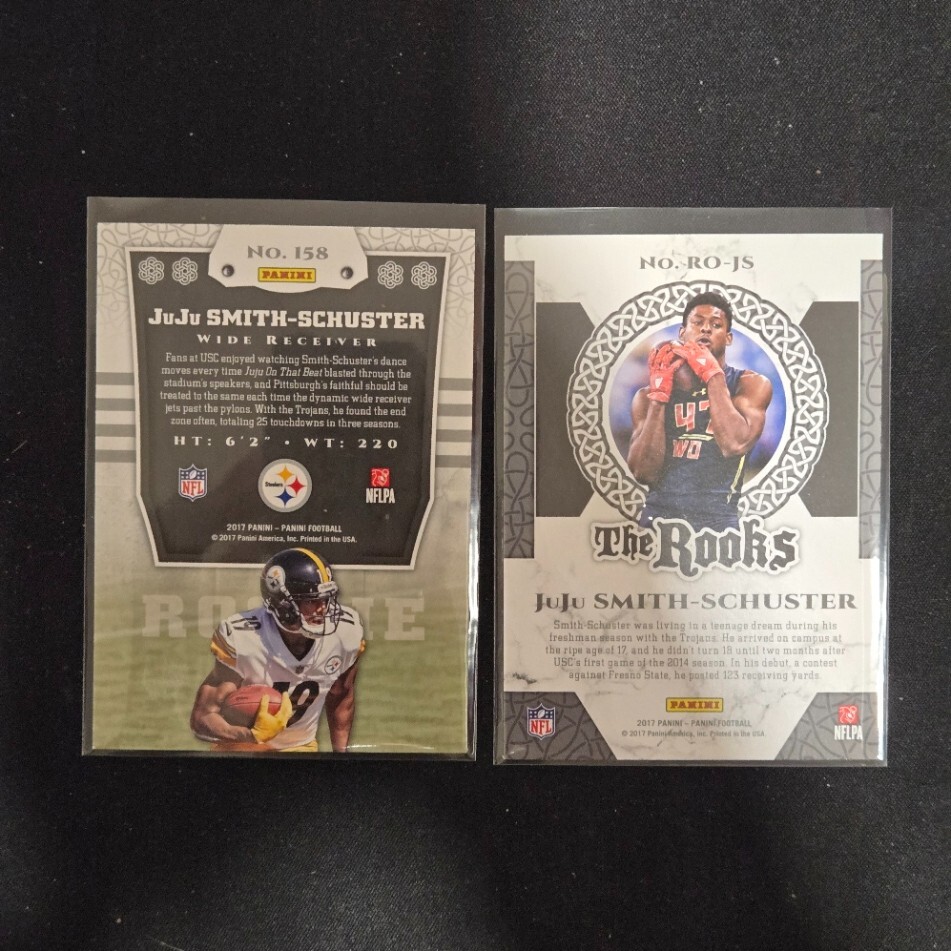 JuJu Smith-Schuster (RC) 2017 Panini - Rookies #158 & The Rooks CHIEFS ...