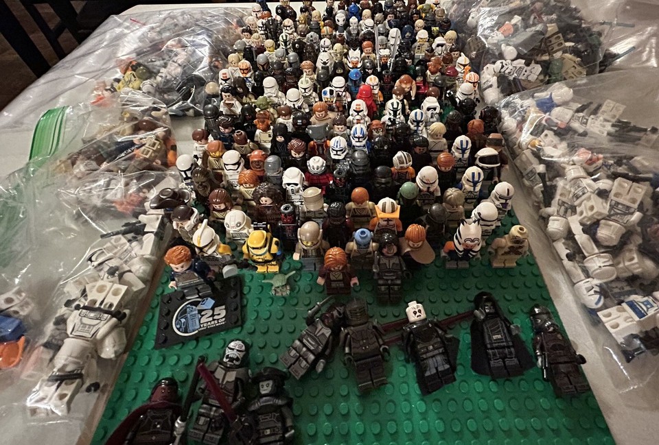 5x LEGO Star Wars Minifigures - 100% Real LEGO - Random Lot - READ ...