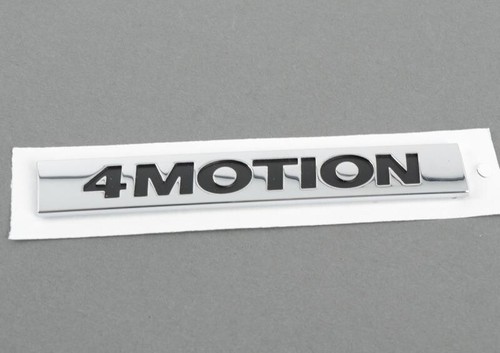 VW Golf Passat Tiguan 4Motion Black Lettering Badge Emblem Genuine ...