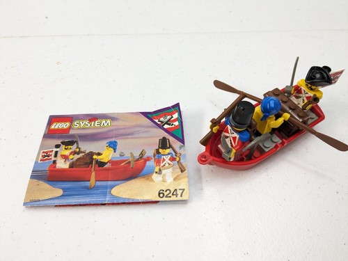 Bounty Boat (6247) Lego Pirates Used 100% Complete w/ Figure & Manual ...