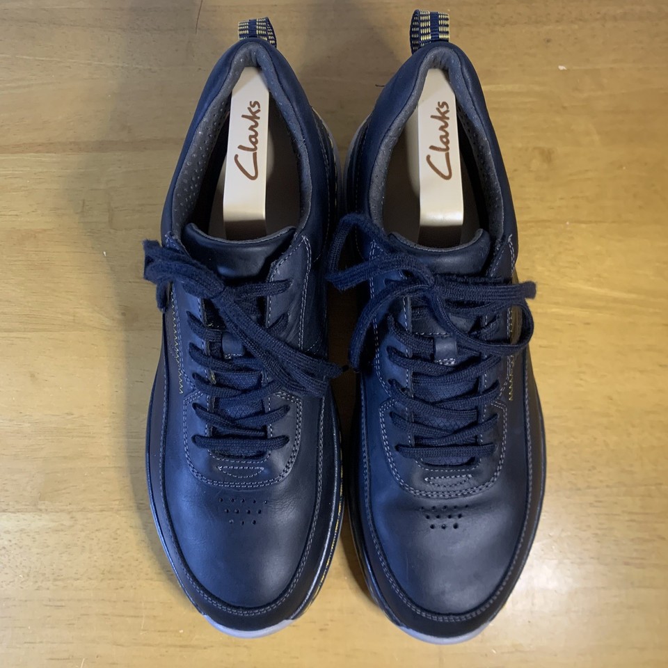 Clarks Men's Pro Lace Up Casual Shoes - UK Size 9G - dark blue ...