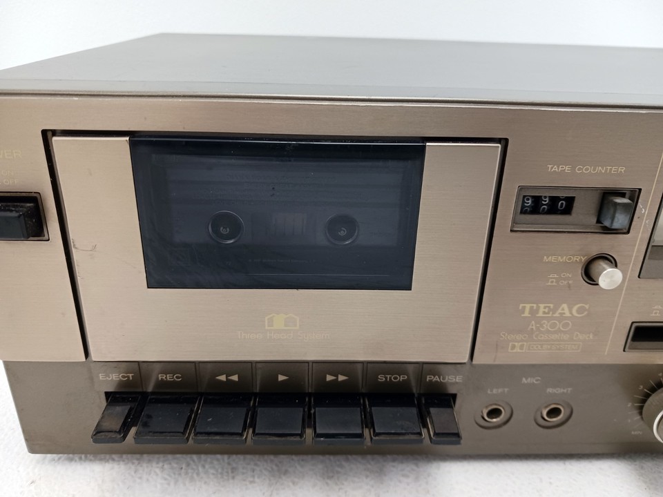 Vintage Teac A-300 Stereo Cassette Deck Player Recorder - READ ...