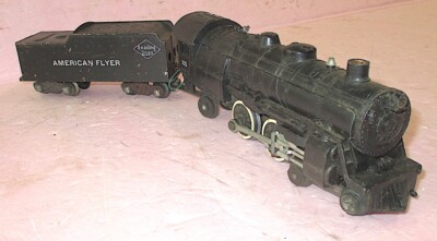 American Flyer Reading #302 Atlantic Steam Locomotive & Metal Tender ...