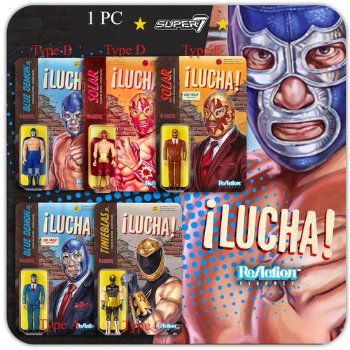 Super7 Legends of Luche Libre Series Mexican Wrestler Action Figure ...
