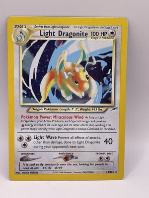 Light Dragonite 14/105 Neo Destiny Holo | eBay