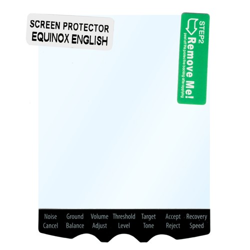 Minelab Equinox Series Metal Detector English Screen Protector 5 Pack ...