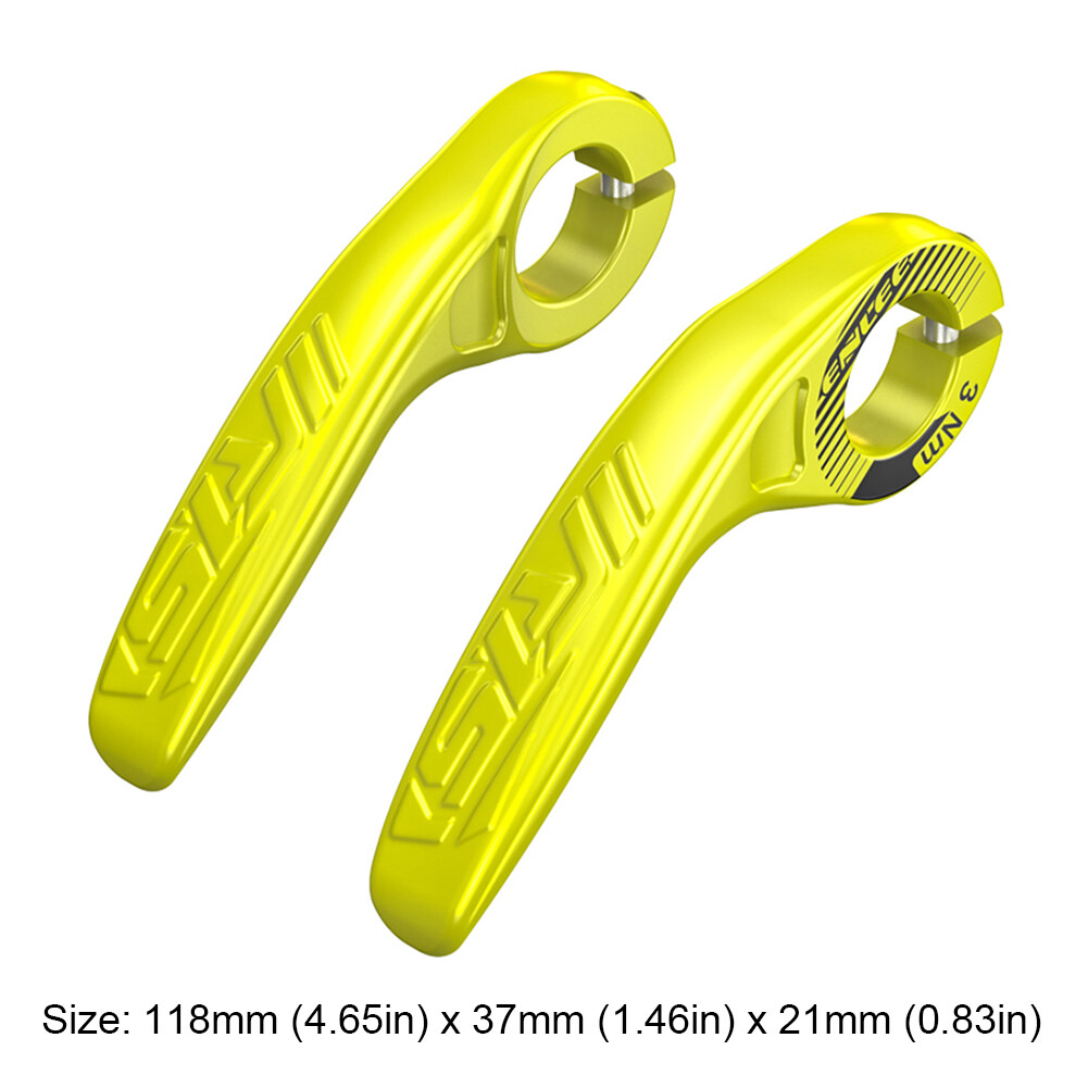 Bike Grip Bar End Handle Lightweight Cycling Fatigue Relief (Yellow) | eBay