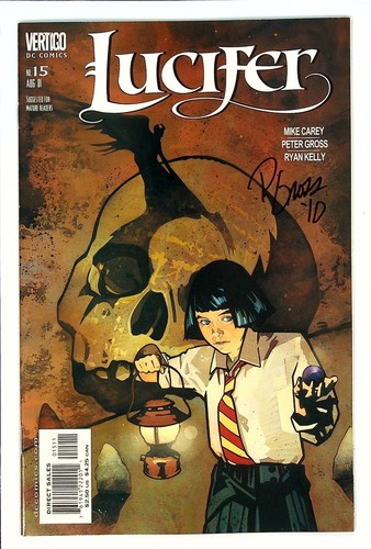 Lucifer #15 Signed by Peter Gross Sandman Universe DC Vertigo Comics ...