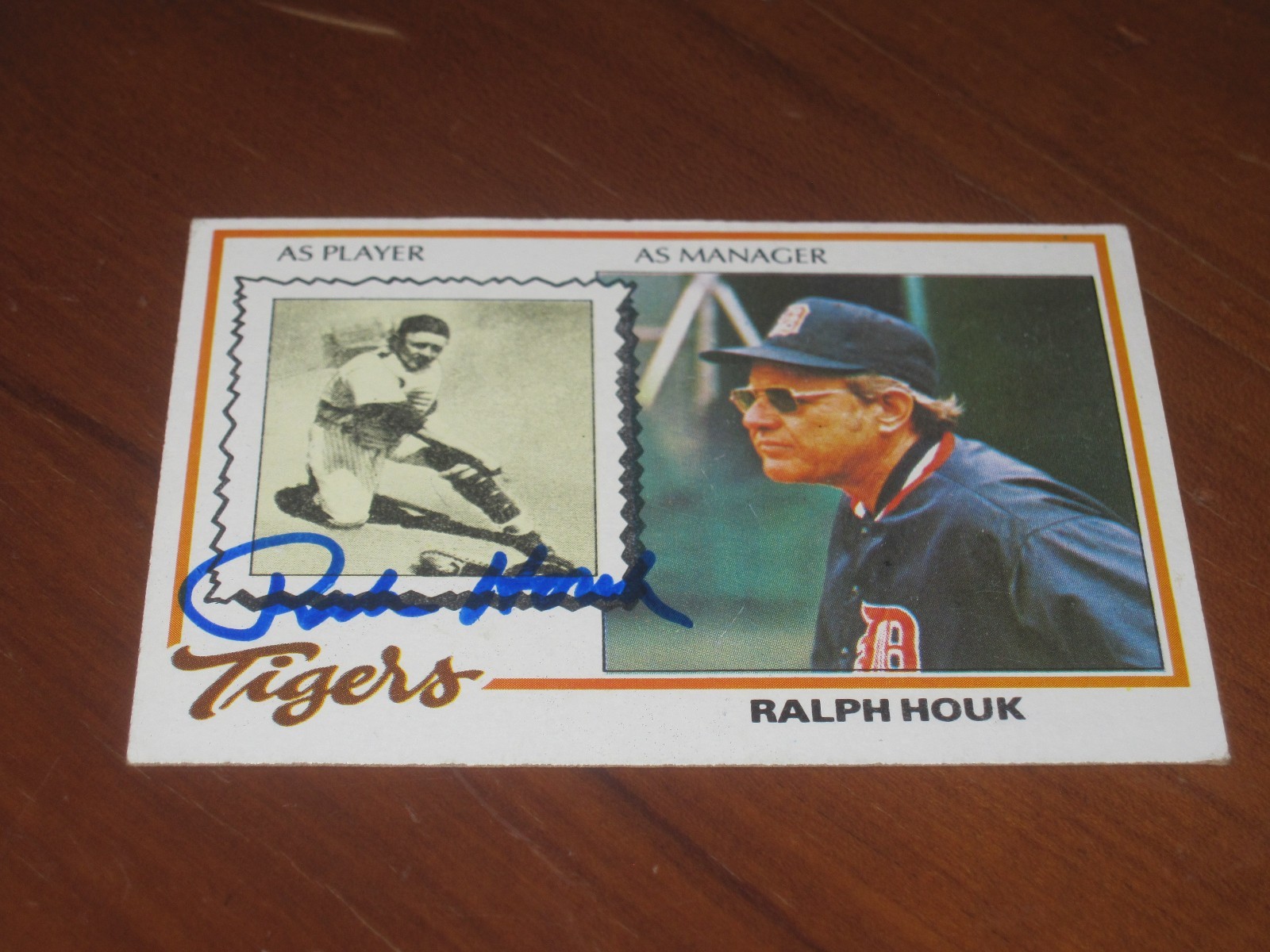 Ralph Houk Autographed Baseball Card JSA Auction Certified | eBay
