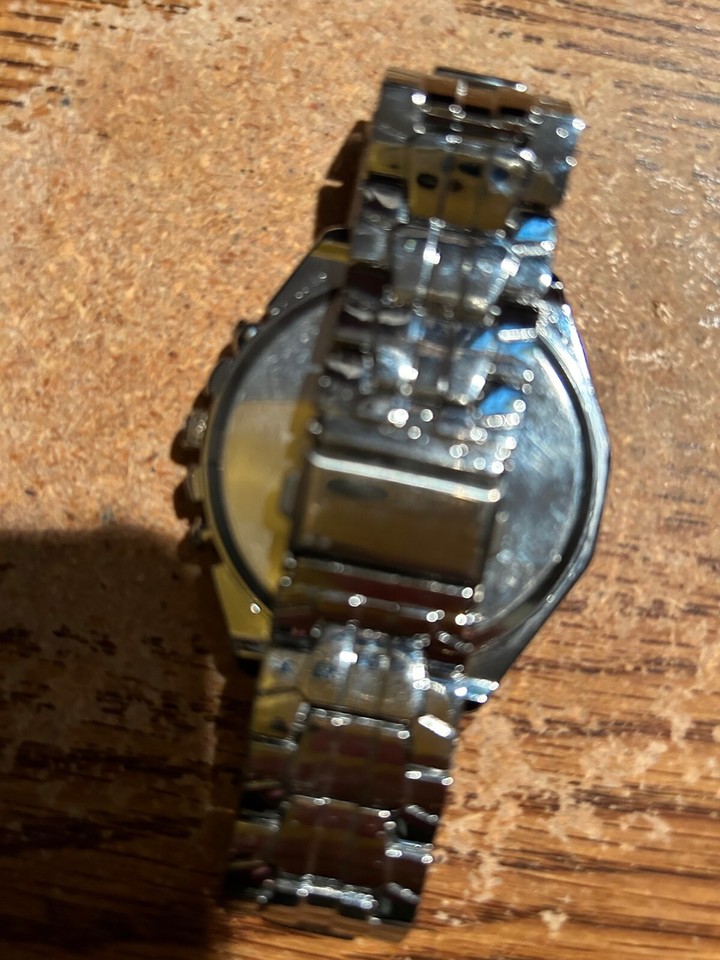 Brand New Running Fancy Men's Wrist Watch, Heavy, Silver Color Read ...