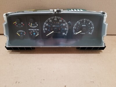 87-91 Ford Pickup Truck Bronco GAS Instrument Speedometer Tach Gauge ...