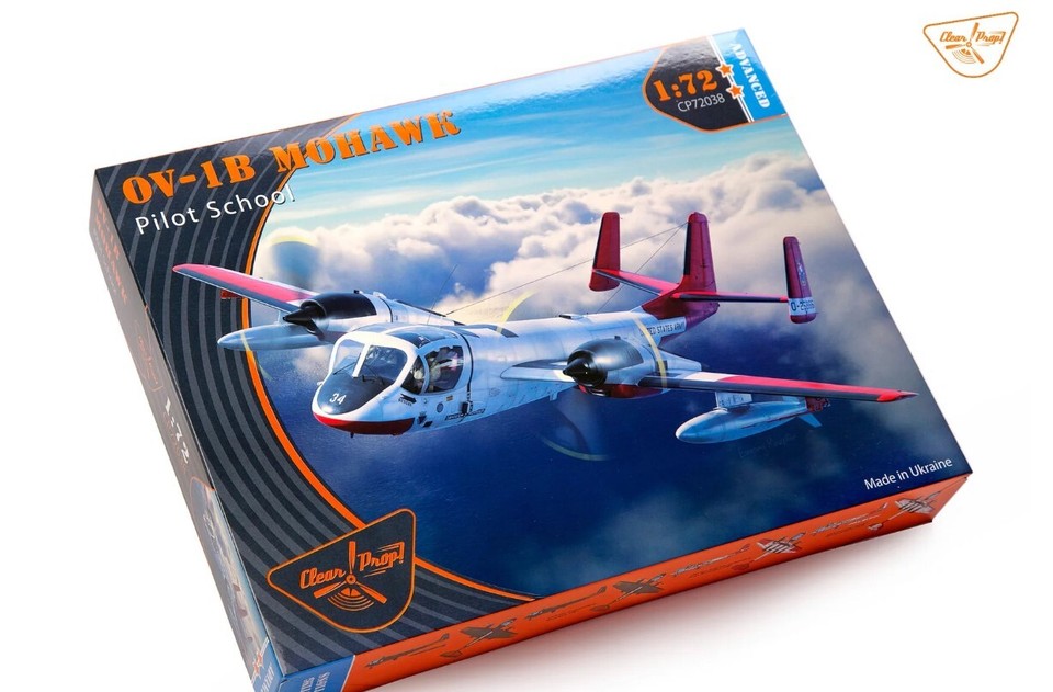 Clear Prop 72038 OV-1B Mohawk "Pilot School" Plastic model aircraft 1/ ...