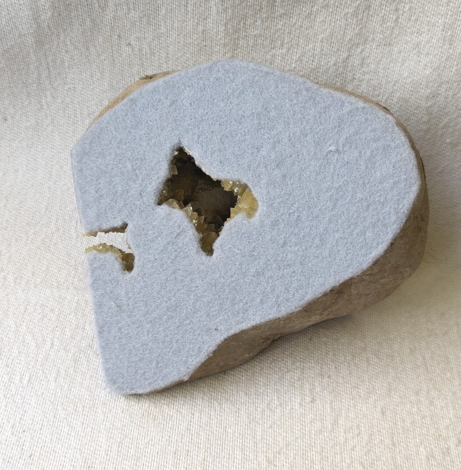 6" Septarian Nodule Calcite Crystal Geode Specimen | eBay