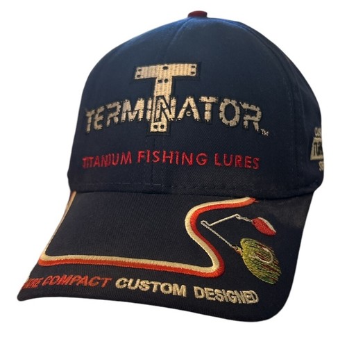 90s Terminator Fishing Hat SnapBack Bass Tournament Embroidered ...